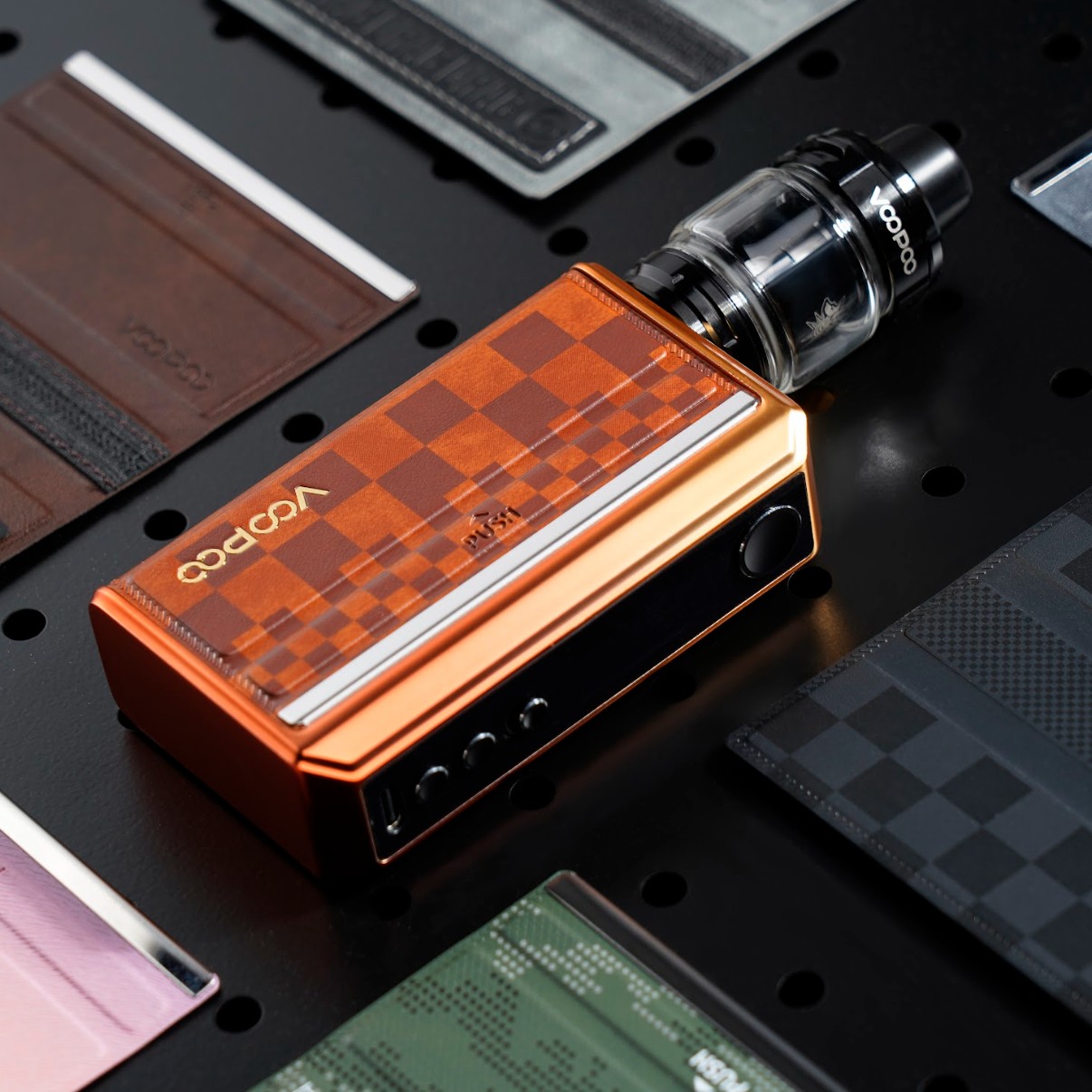 VooPoo Drag 5 Kit, drag 5 box mod, uforce-x tank, pnp x coils 5pk, dual 18650, dual battery